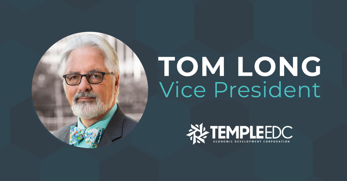 Tom Long to join Temple Economic Development Corporation as Vice President